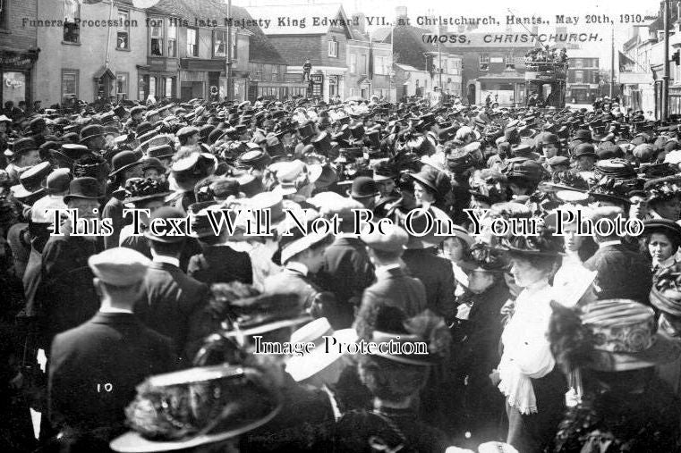 DO 385 - Funeral Procession Of King Edward VII, Christchurch, Dorset 1 ...