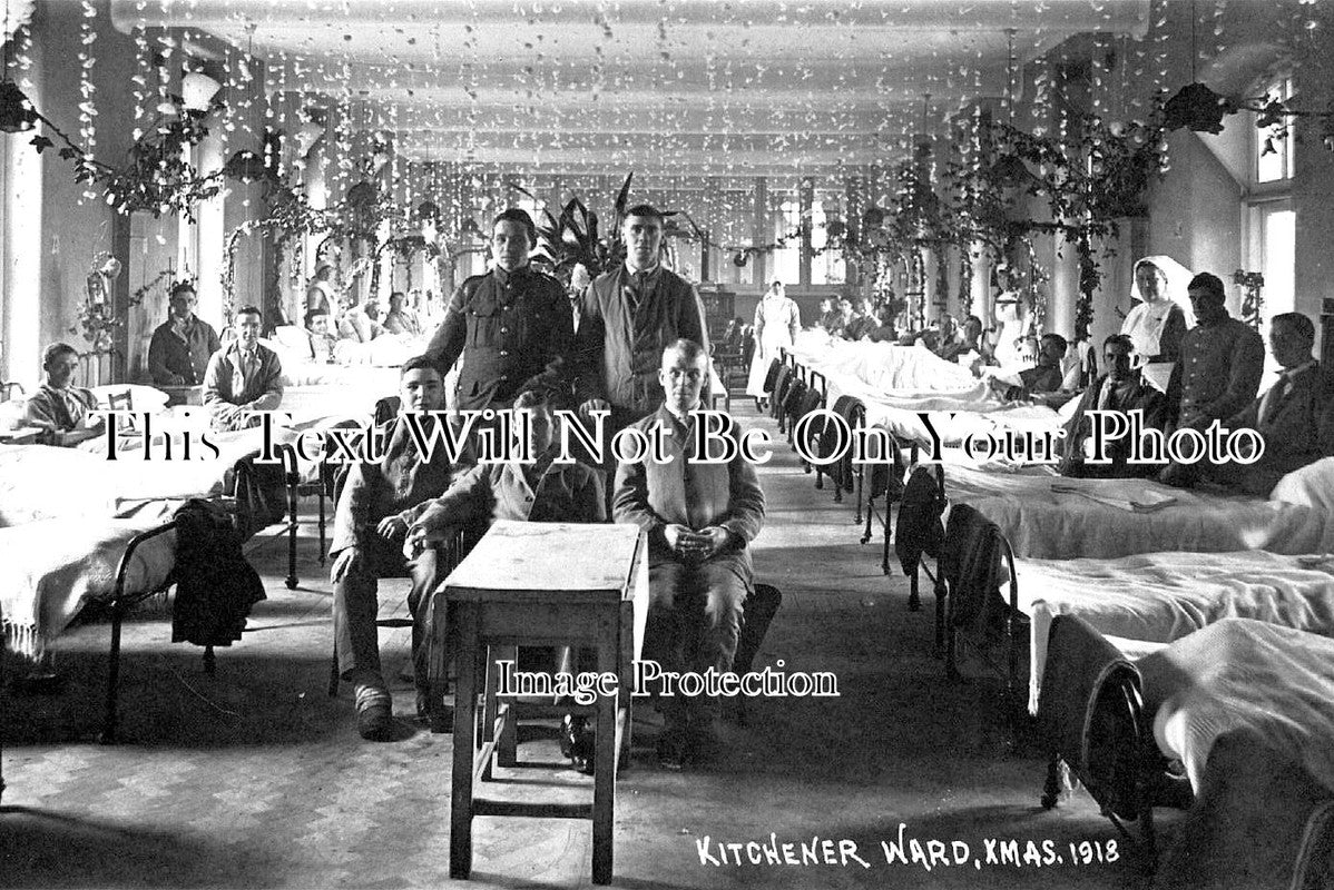 DO 878 - Kitchener Ward, Christchurch Red Cross Hospital, Dorset 1918 – JB Archive