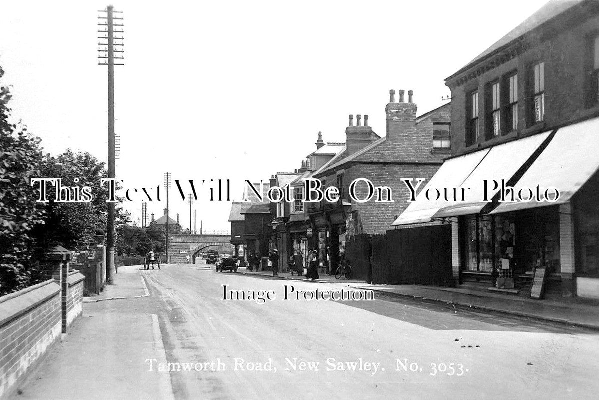 DR 1018 - Tamworth Road, New Sawley, Long Eaton, Derbyshire c1925 – JB ...