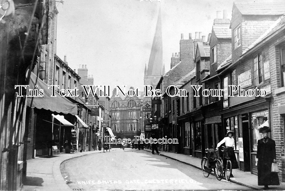 DR 109 - Knifesmith Gate, Chesterfield, Derbyshire c1915 – JB Archive