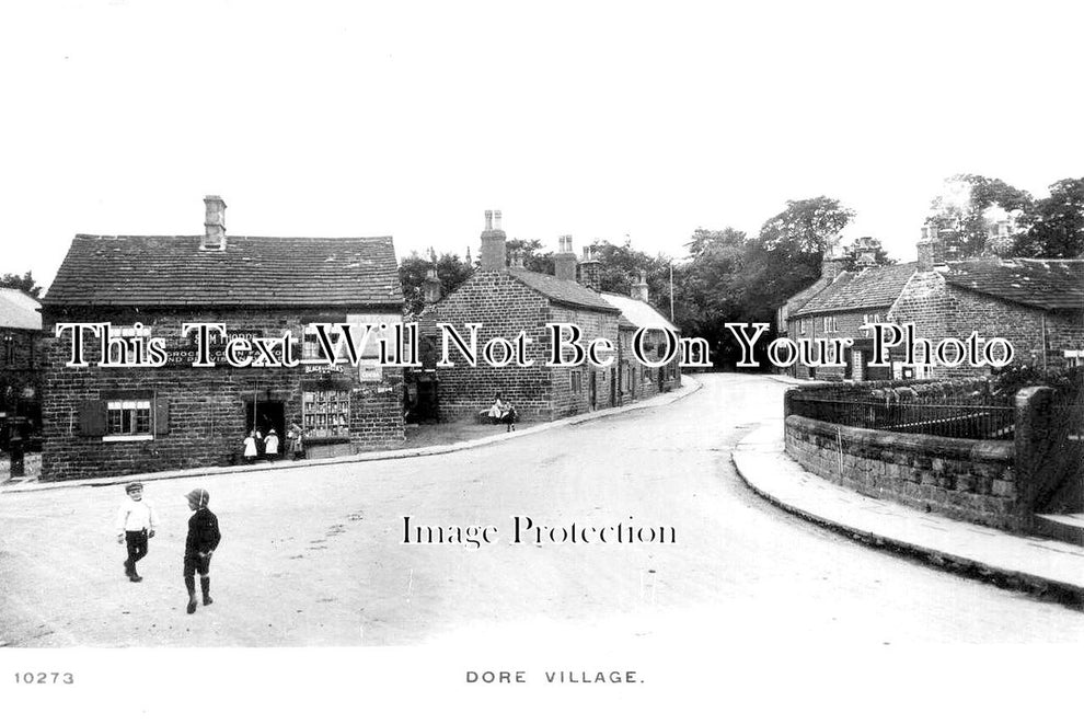 DR 1131 - Dore Village, Derbyshire c1915 – JB Archive