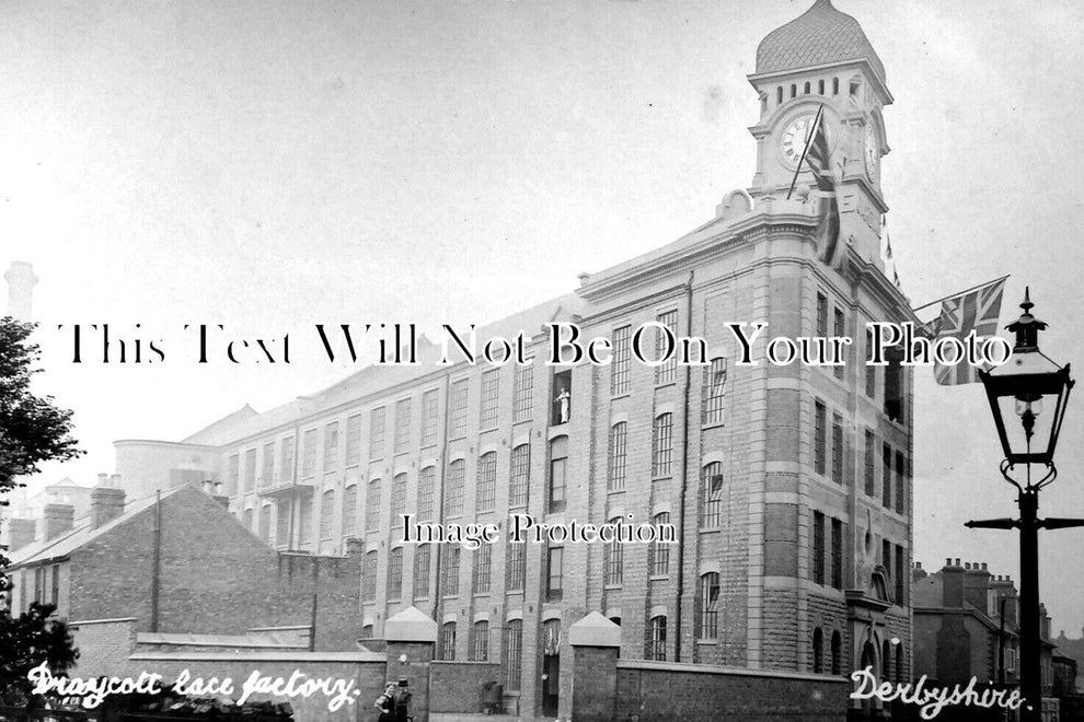 DR 1778 - Victoria Mills Lace Factory, Draycott, Derbyshire c1906 – JB ...