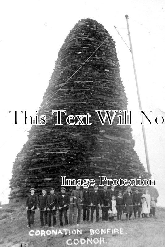 DR 1890 - Codnor Coronation Bonfire, Derbyshire – JB Archive