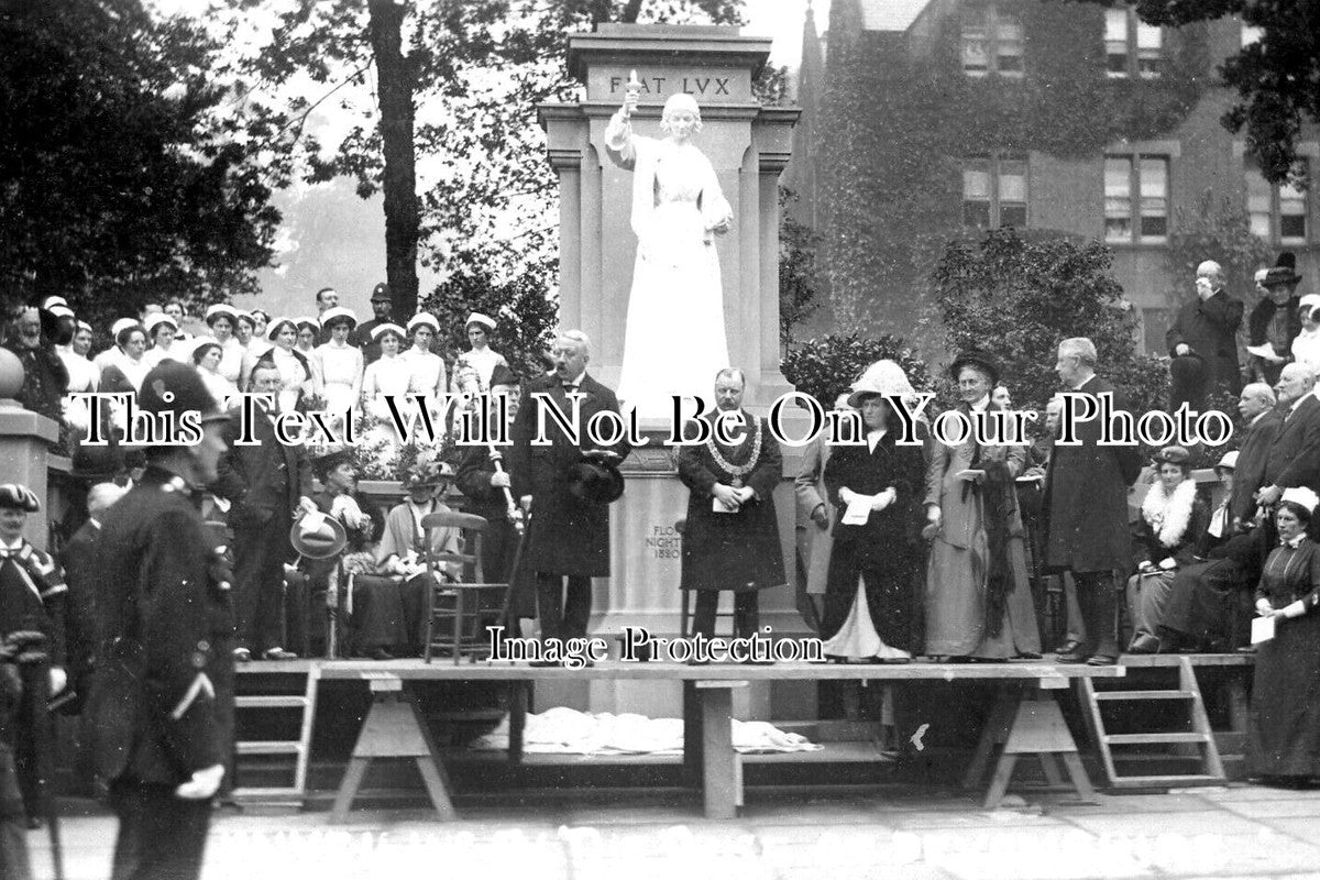 DR 2095 - Duke Of Devonshire, Florence Nightingale Statue, Derby 1914 ...