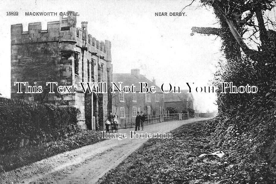 DR 2280 - Mackworth Castle Near Derby, Derbyshire c1904 – JB Archive