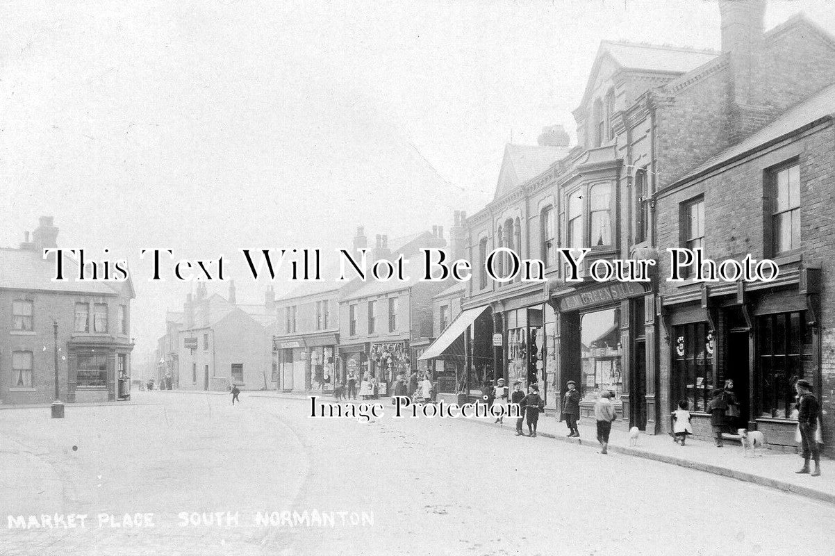 DR 240 - Market Place, South Normanton, Derbyshire c1909 – JB Archive