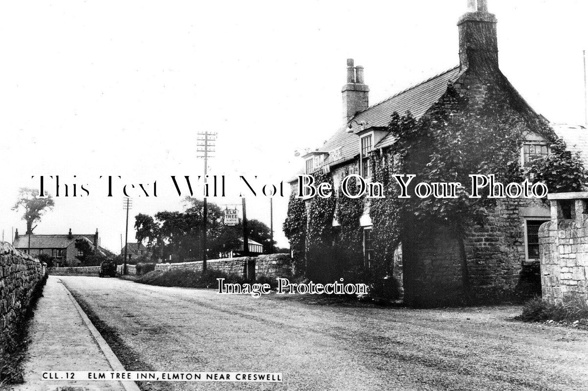 DR 2607 - Elm Tree Inn, Elmton Near Creswell, Derbyshire – JB Archive