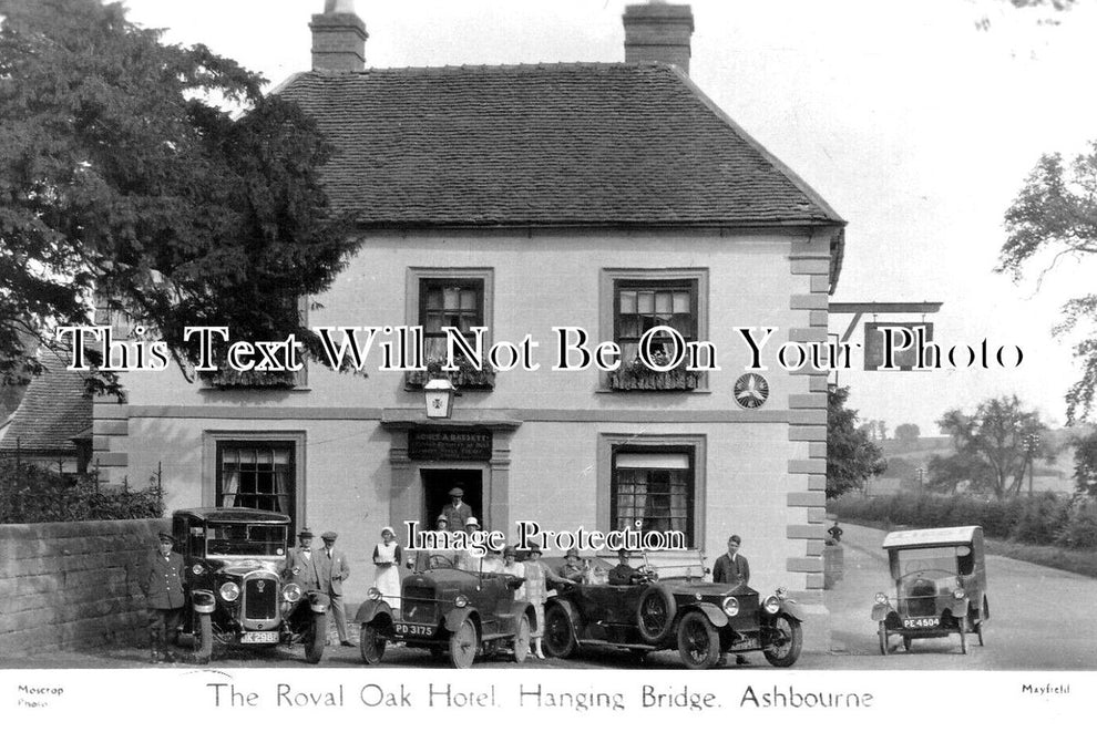 DR 2662 - The Royal Oak Hotel, Hanging Bridge, Ashbourne, Derbyshire ...
