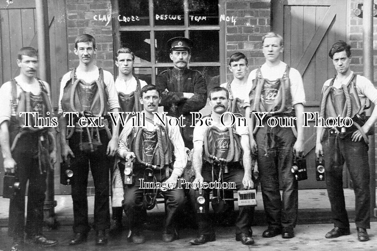 DR 2712 - Clay Cross Mine Colliery Rescue Team No4, Derbyshire – JB Archive