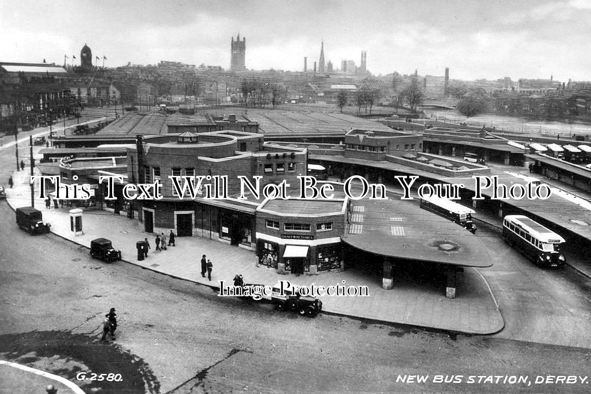 DR 3242 - New Bus Station, Derby, Derbyshire c1939 – JB Archive