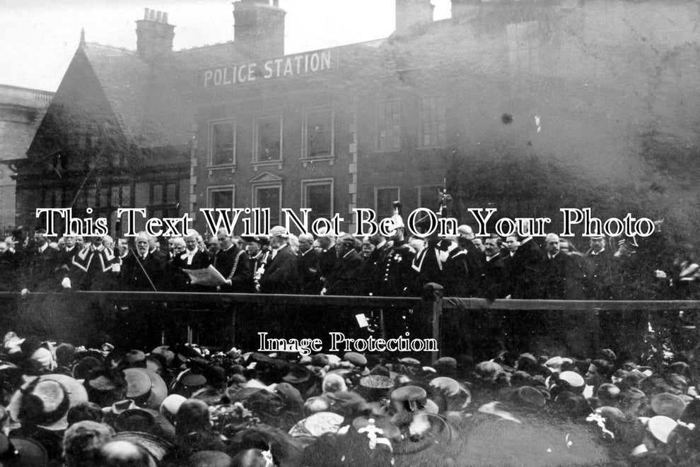 DR 535 - Proclamation Of King George At Derby, Derbyshire 9th May 1910 ...