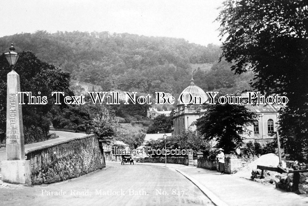 DR 643 - Parade Road, Matlock Bath, Derbyshire c1910 – JB Archive