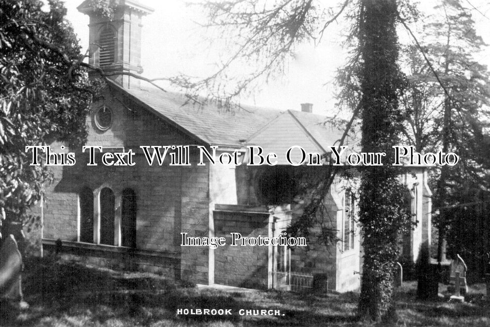 DR 657 - St Michaels Church, Holbrook, Derby, Derbyshire c1912 – JB Archive