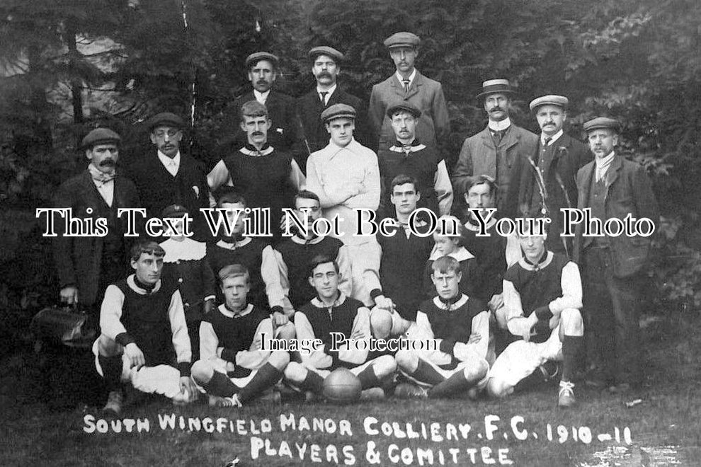 DR 688 - South Wingfield Colliery Football Club, Derbyshire 1910-11 ...