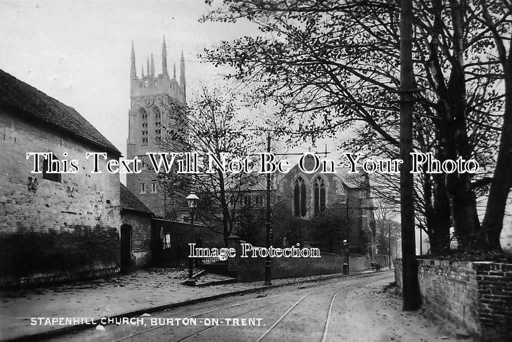 DR 77 - St Peters Church STAPENHILL Nr Burton on Trent Derbyshire RP 1 ...