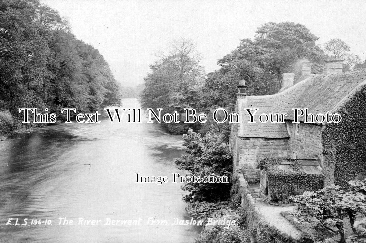 DR 792 - The River Derwent From Baslow Bridge, Baslow, Derbyshire – JB ...