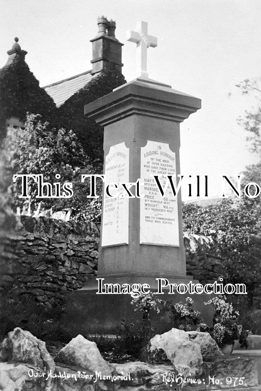 DR 819 - Over Haddon War Memorial, Derbyshire – JB Archive