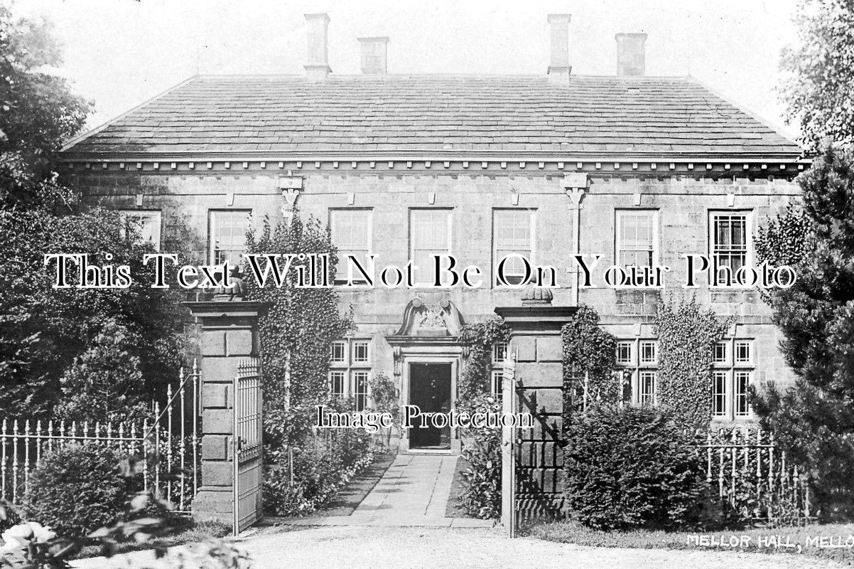 DR 820 - Mellor Hall, Derbyshire c1910 – JB Archive