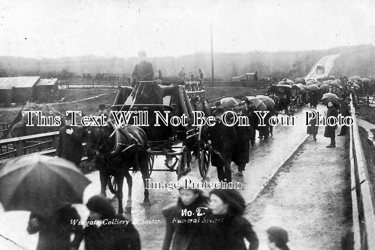 DU 125 - Wingate Colliery Disaster Funeral Procession, Durham 1906 – JB ...