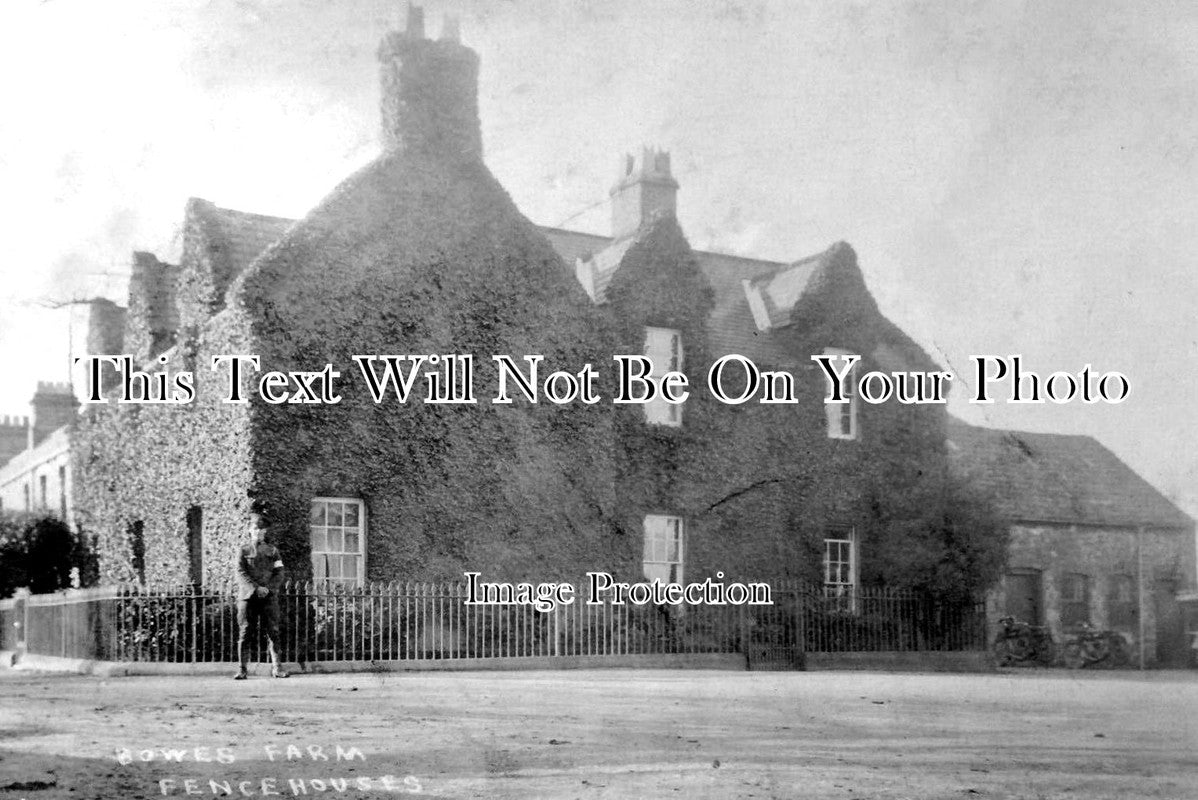 DU 1360 - Bowes Farm Fencehouses, County Durham 1915 WW1 – JB Archive