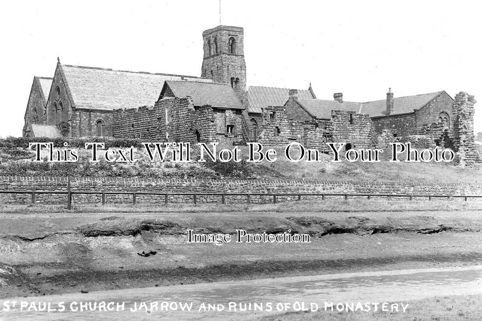 DU 1450 - St Pauls Church & Monastery Ruins, Jarrow, County Durham – JB ...