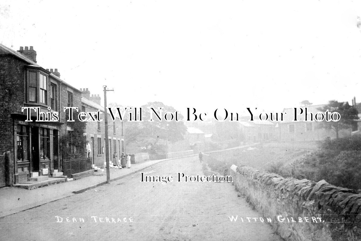 DU 1612 - Dean Terrace, Witton Gilbert, County Durham c1909 – JB Archive