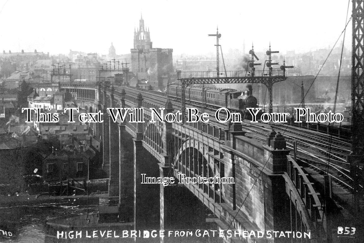 DU 2438 - High Level Bridge, Gateshead Railway Station, County Durham ...