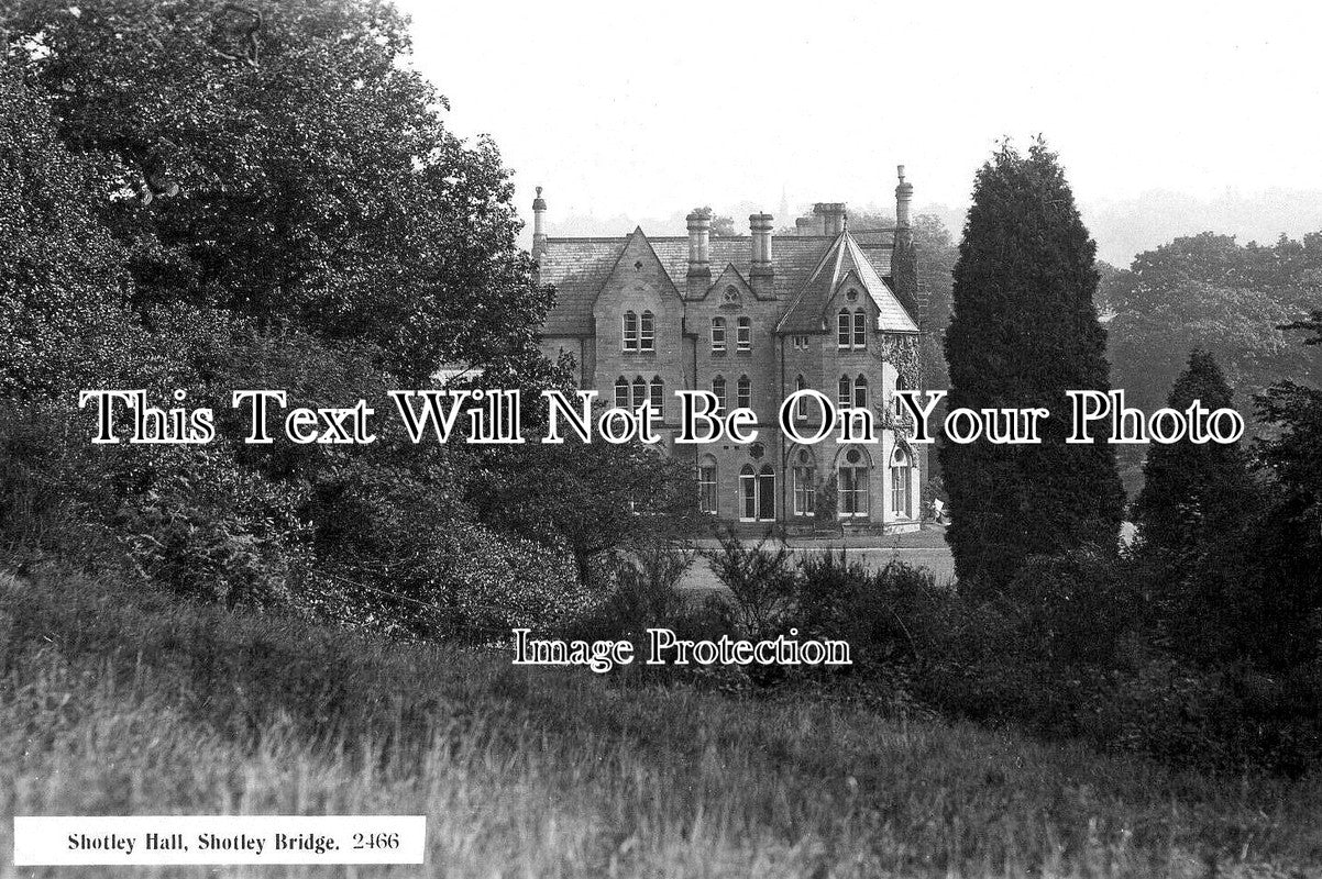 DU 2732 - Shotley Hall, Shotley Bridge, County Durham c1928 – JB Archive