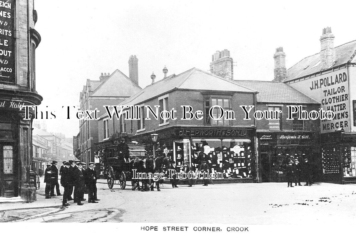 DU 2872 - Hope Street Corner, Crook, County Durham – JB Archive