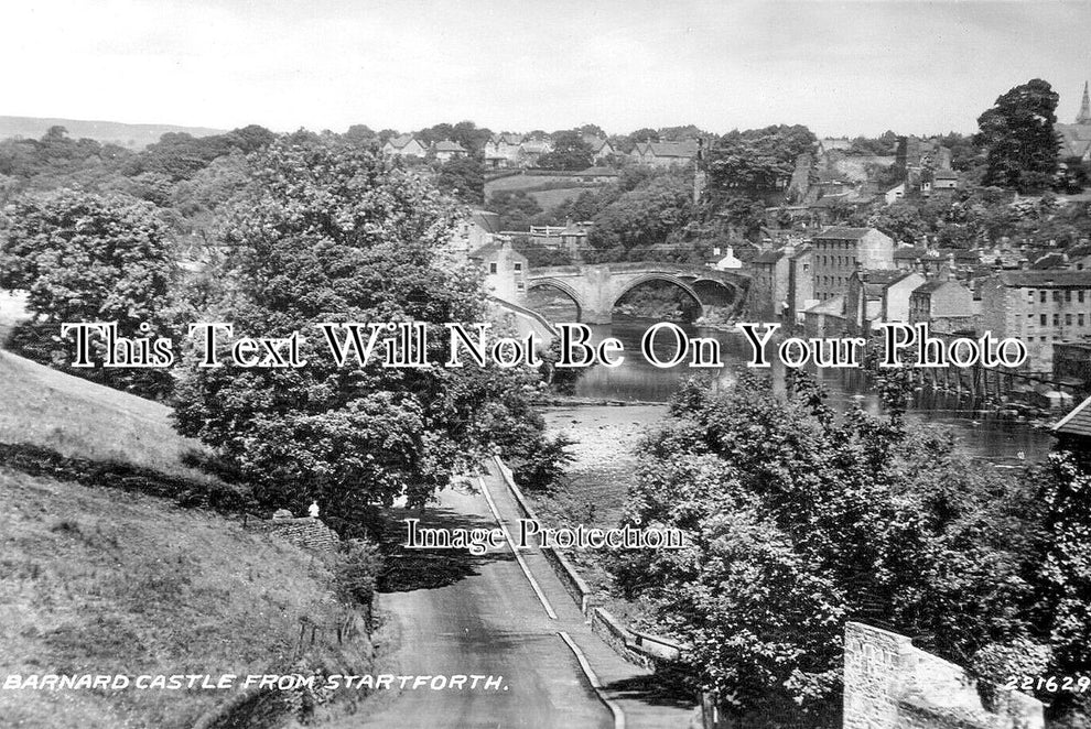 DU 2914 - Barnard Castle From Starforth, County Durham – JB Archive