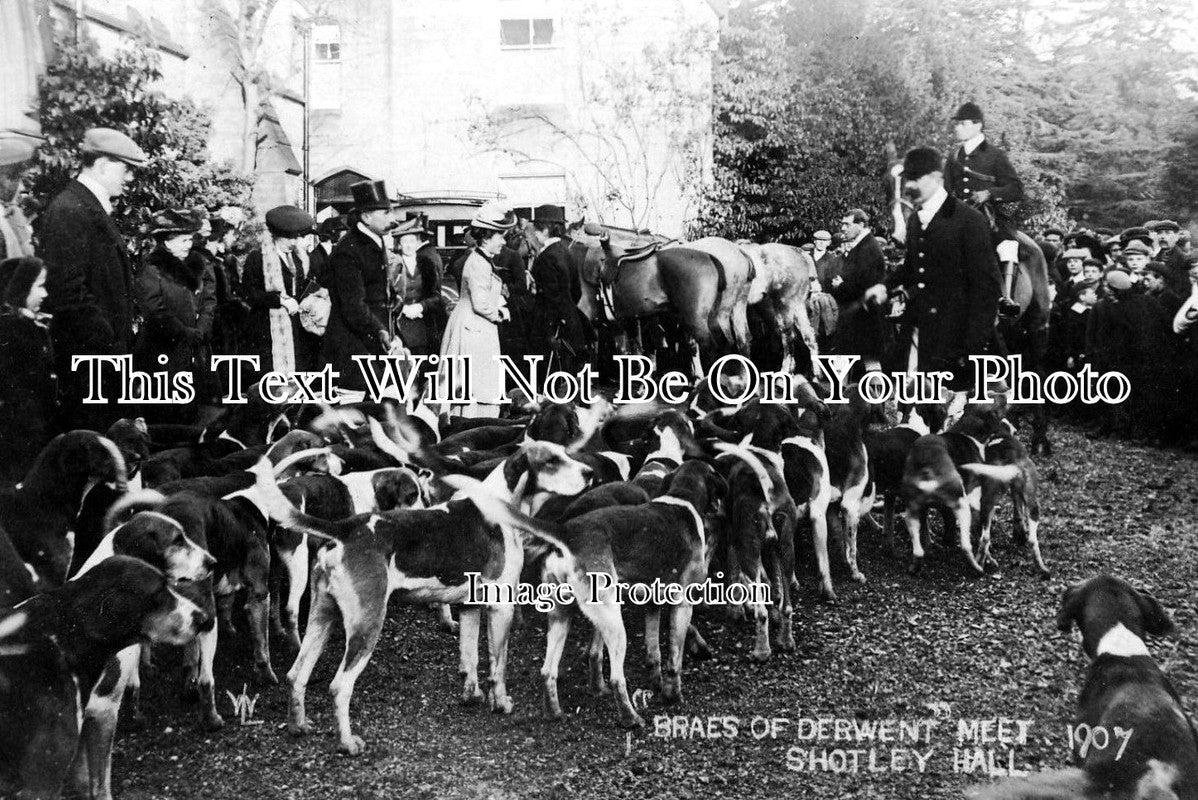DU 316 - Braes Of Derwent Foxhunting Meet, Shotley Bridge, County Durh ...