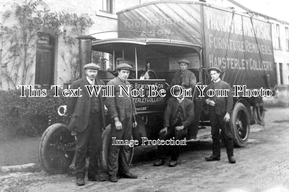 DU 469 - Thomas Beswick & Son Furniture Removers, Hamsterley Colliery ...