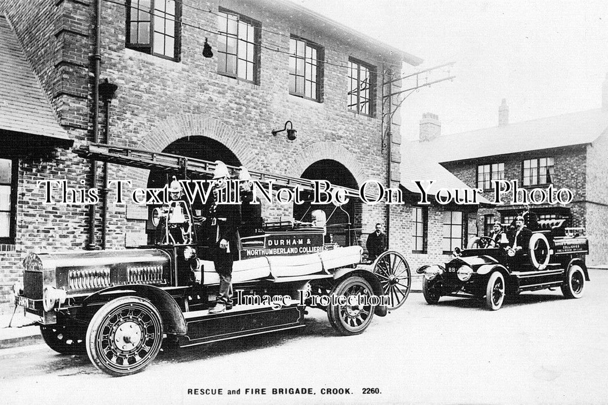 DU 471 - Rescue & Fire Brigade, Crook Bishop, Auckland, County Durham ...