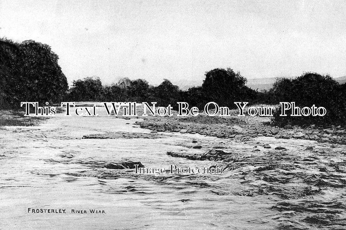 DU 53 - The River Wear, Frosterley Weardale, Co Durham c1915 – JB Archive