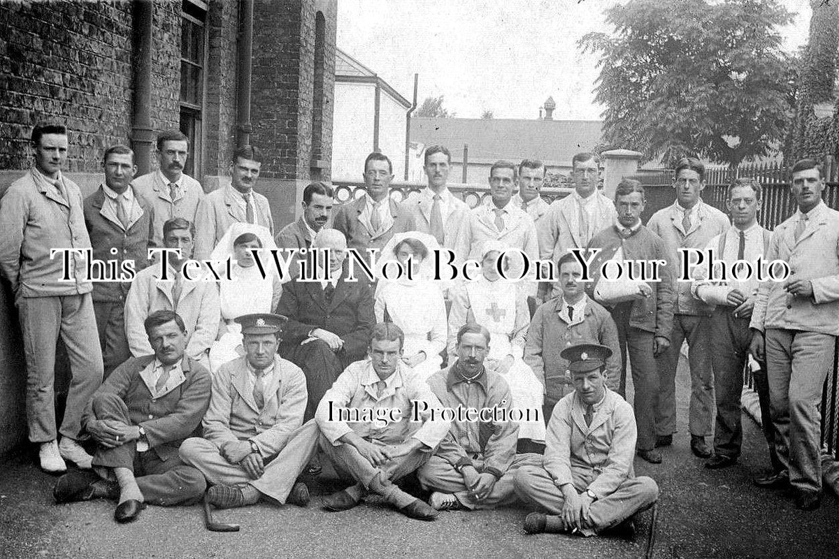 DU 7 - Staff At Sedgefield Hospital, Durham 1920s – JB Archive