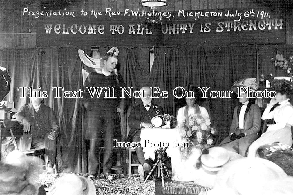 DU 915 - Presentation To Rev F Holmes, Mickleton, Middleton In Teesdal ...