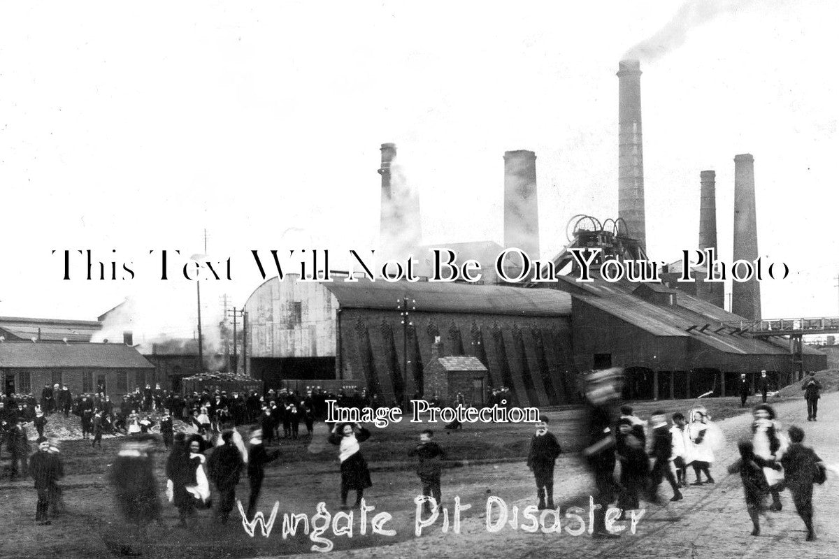 DU 968 - Wingate Colliery, Pit Disaster, County Durham c1906 – JB Archive