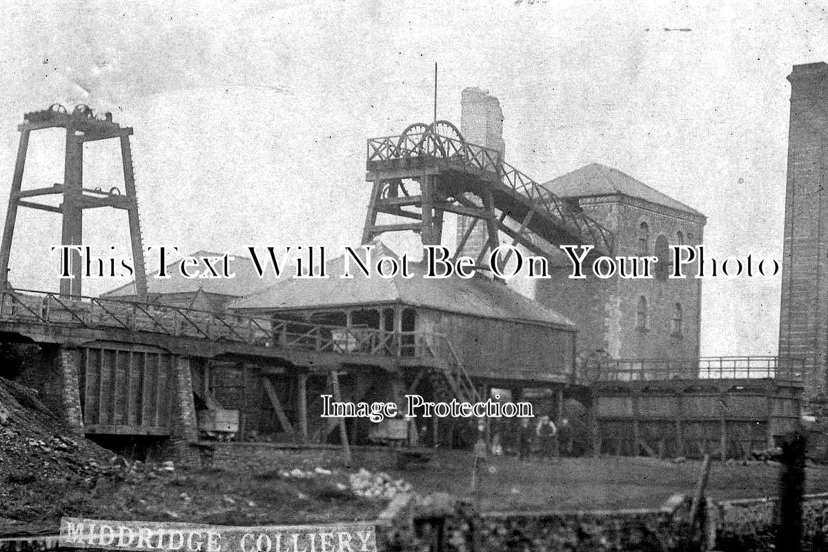 DU 98 - Middridge Colliery, Bishop Auckland, Durham c1907 – JB Archive