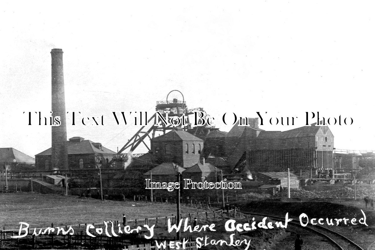 DU 983 - Burns Colliery Accident, West Stanley, County Durham – JB Archive