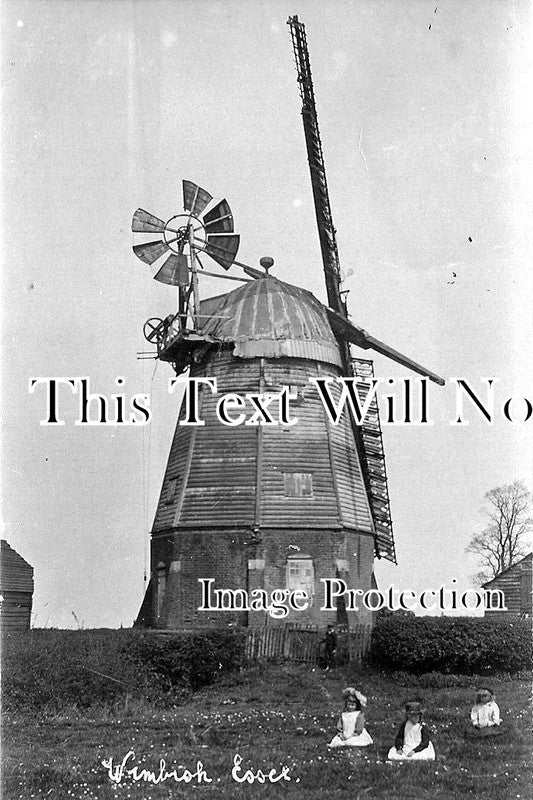 ES 1107 - Wimbish WIndmill, Mill, Essex c1908 – JB Archive