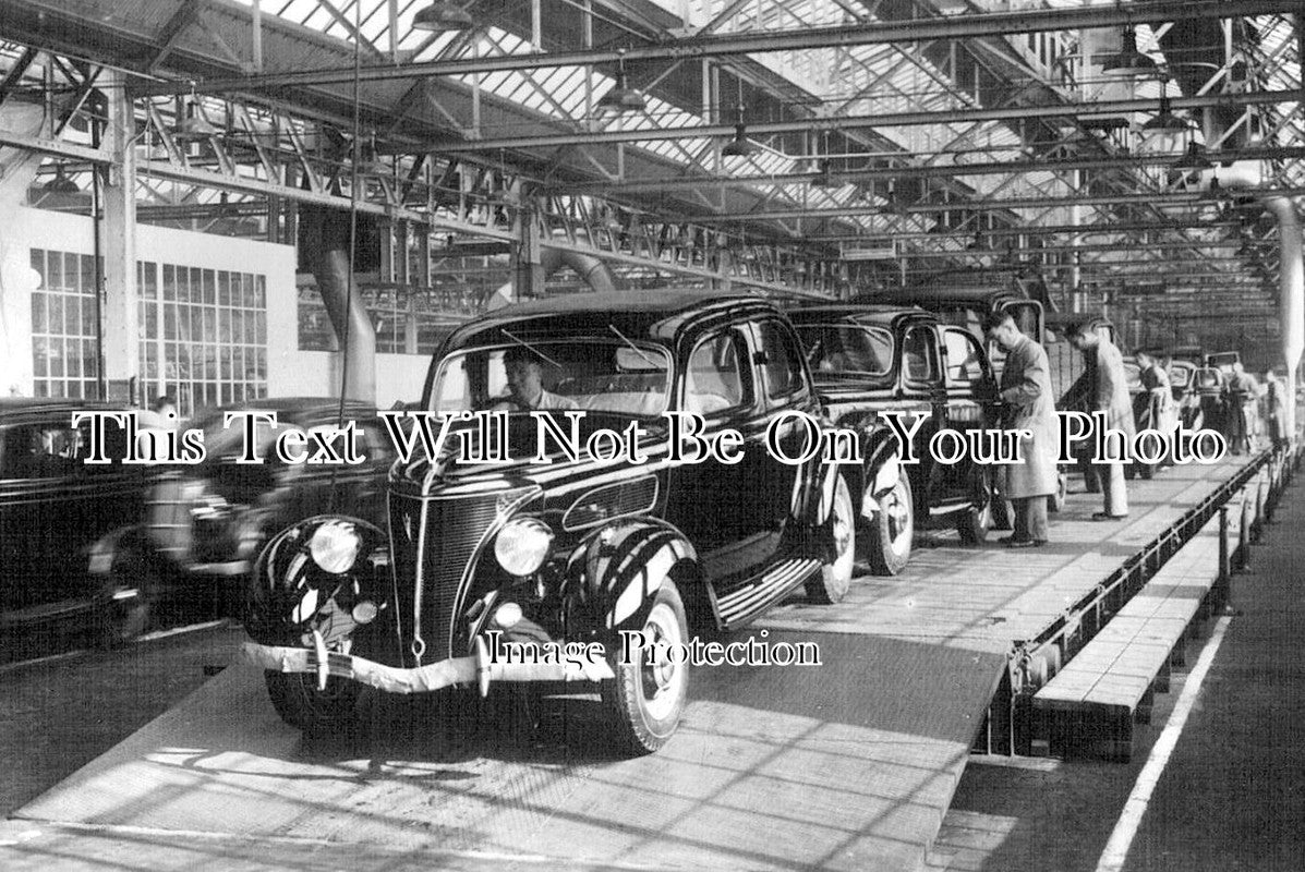 ES 3282 - Finished Assembly, Ford Motor Car Works, Dagenham, Essex c19 ...
