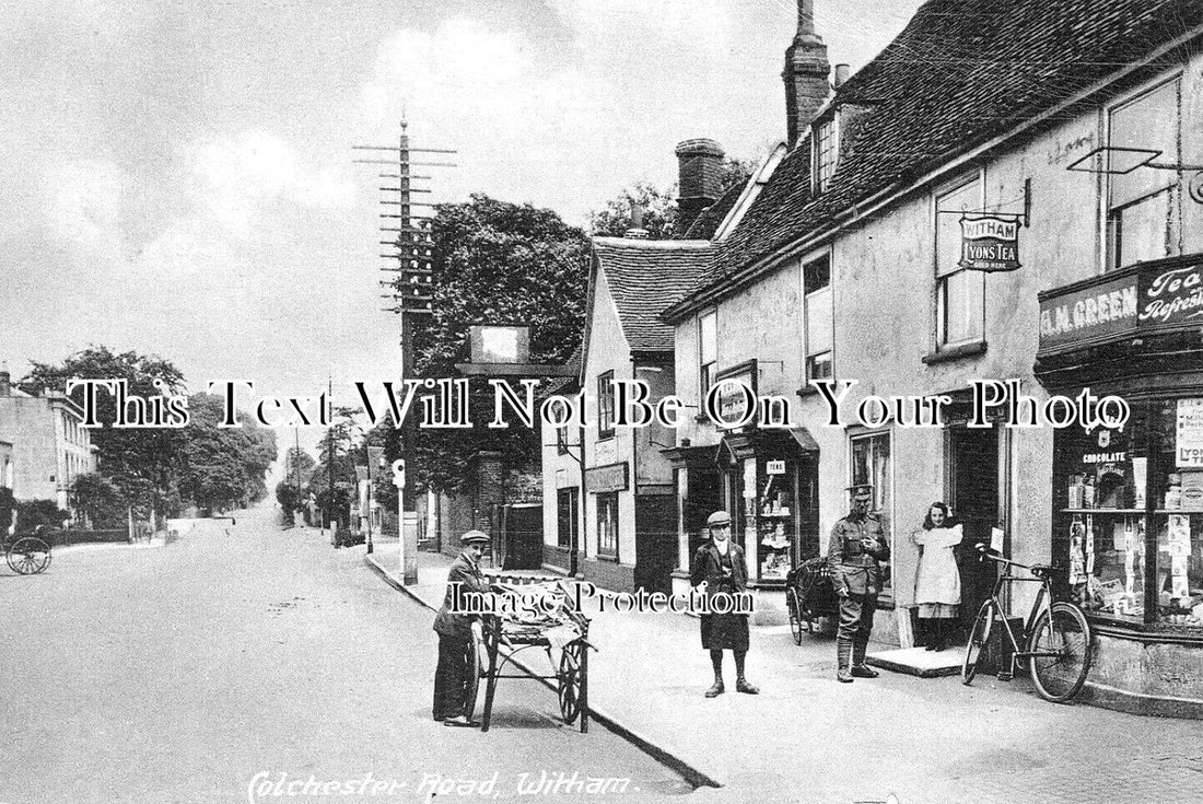ES 3755 - Colchester Road, Witham, Essex c1920 – JB Archive