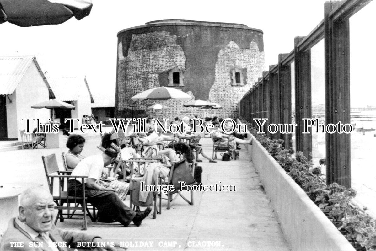 ES 3840 - The Sun Deck, Butlins Holiday Camp, Clacton, Essex c1957 – JB ...