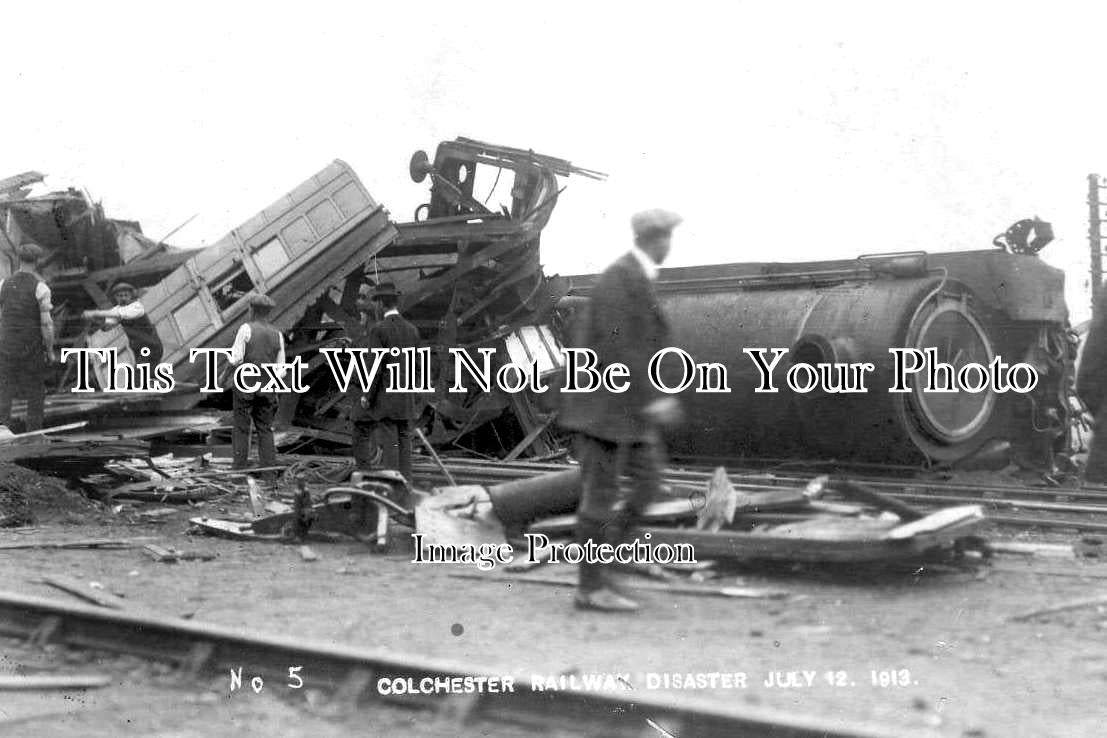 ES 4559 - Colchester Railway Disaster Crash, Essex 1913 – JB Archive