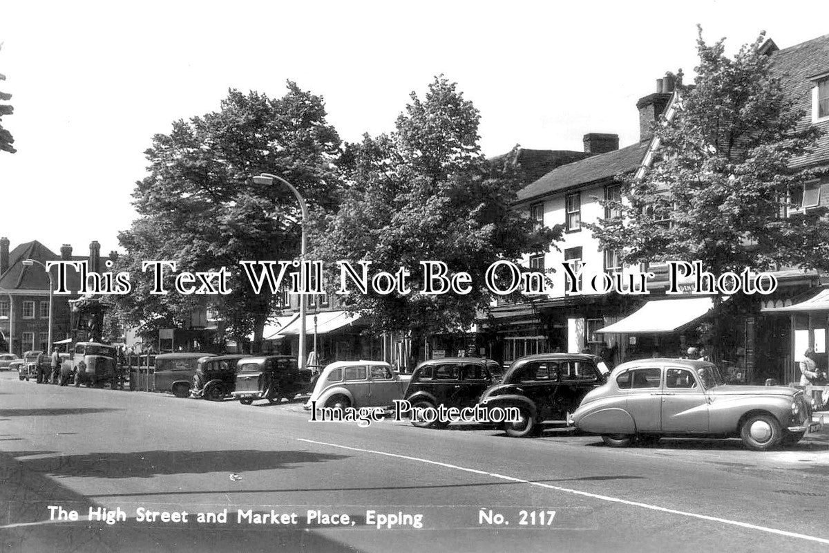 ES 5135 - High Street & Market Place, Epping, Essex – JB Archive