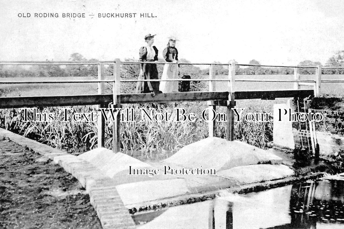 ES 5233 - Old Roding Bridge, Buckhurst Hill, Essex c1906 – JB Archive