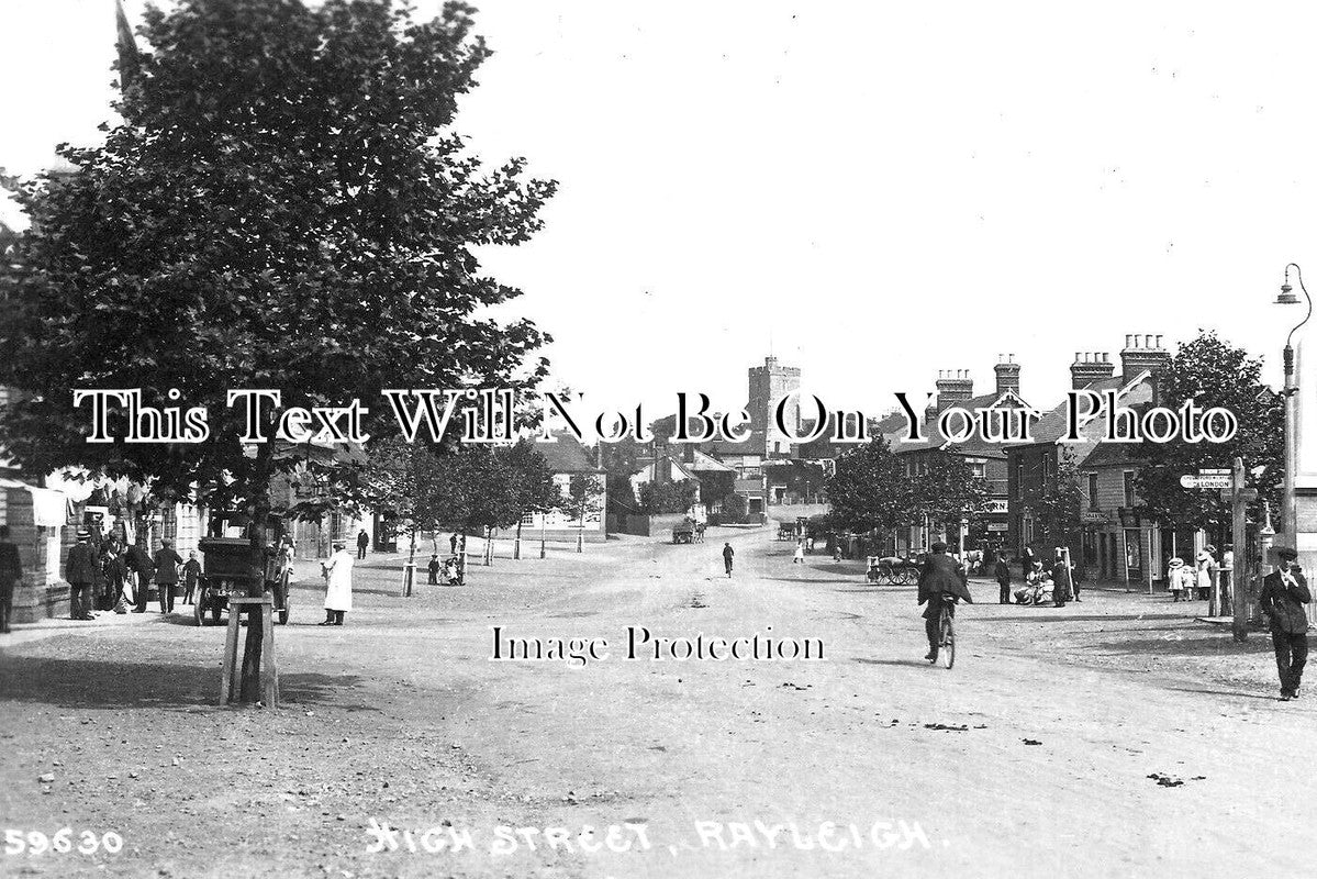 ES 6361 - High Street, Rayleigh, Essex c1910 – JB Archive
