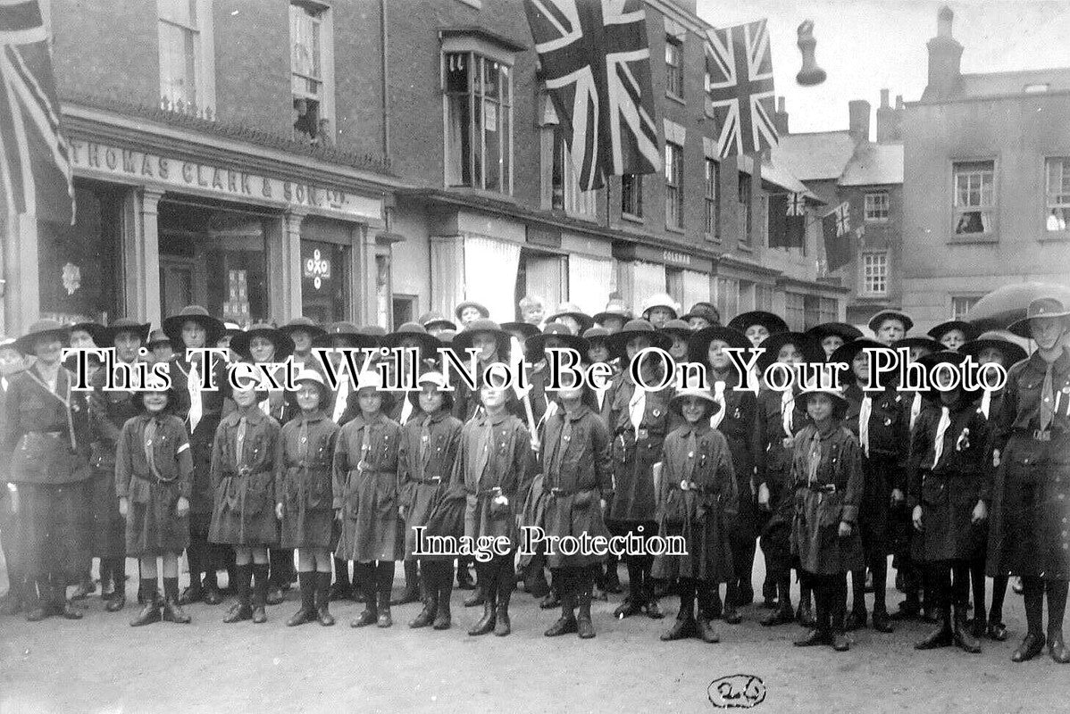 GL 1382 - Girl Guides Parade, Fairford, Gloucestershire – JB Archive
