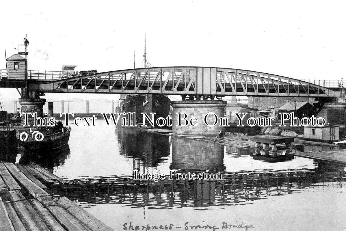 GL 1492 - Sharpness Swing Bridge, Gloucestershire c1906 – JB Archive