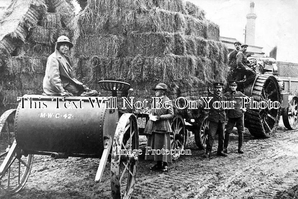 GL 2161 - Military Soldiers Hay Carting, Stow On The Wold, Gloucesters ...